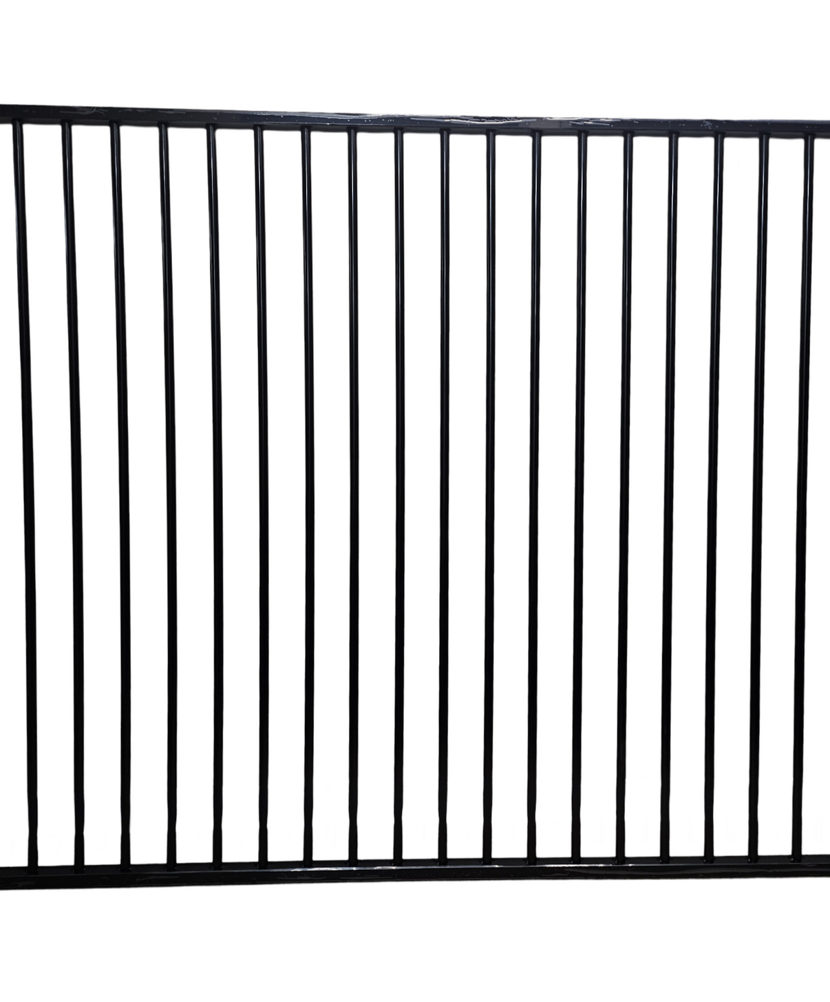 Aluminium Tubular Pool Panel 1500mm (H) x 2400mm (W) Satin Black – Pool ...