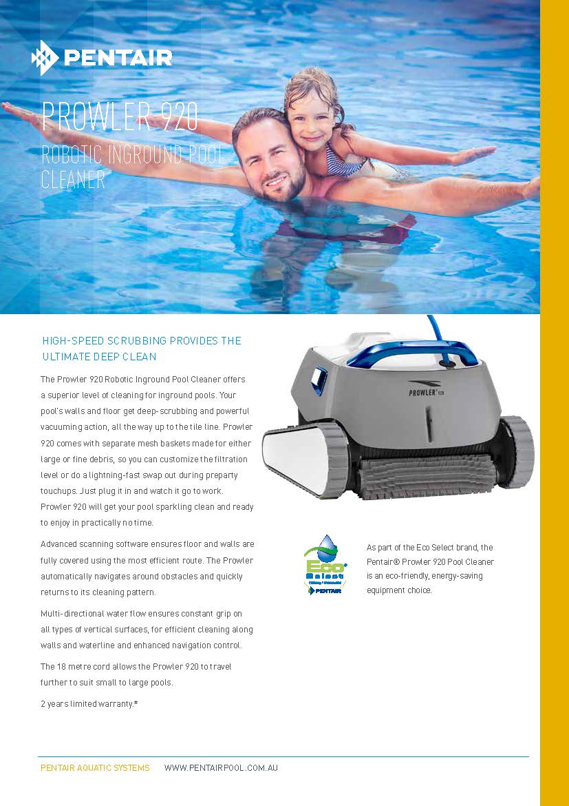 Prowler 920 Robotic Pool Cleaner – Pool Fencing Supplies