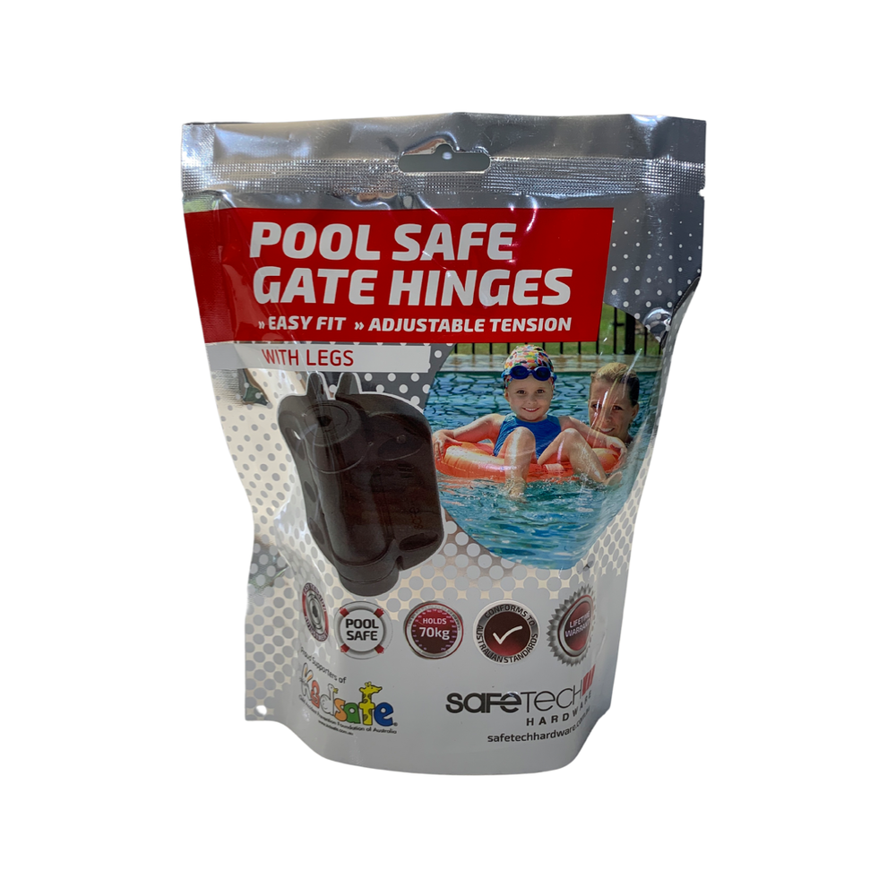 Safetech Adjustable Tension Self Closing Pool Safe Hinges – Pool ...